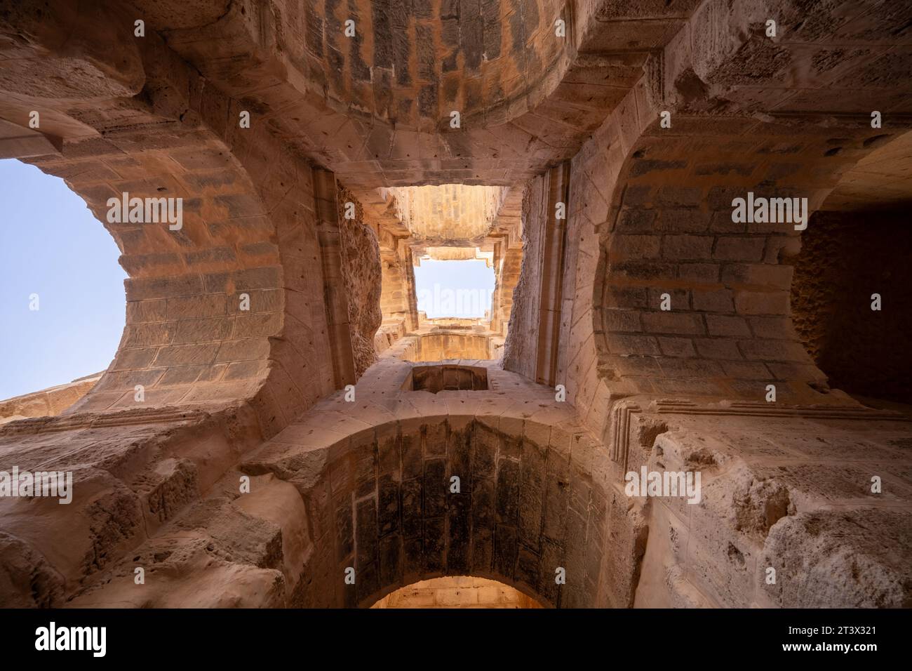 El Jem Coliseum. Das größte römische Amphitheater Afrikas. Unesco ...