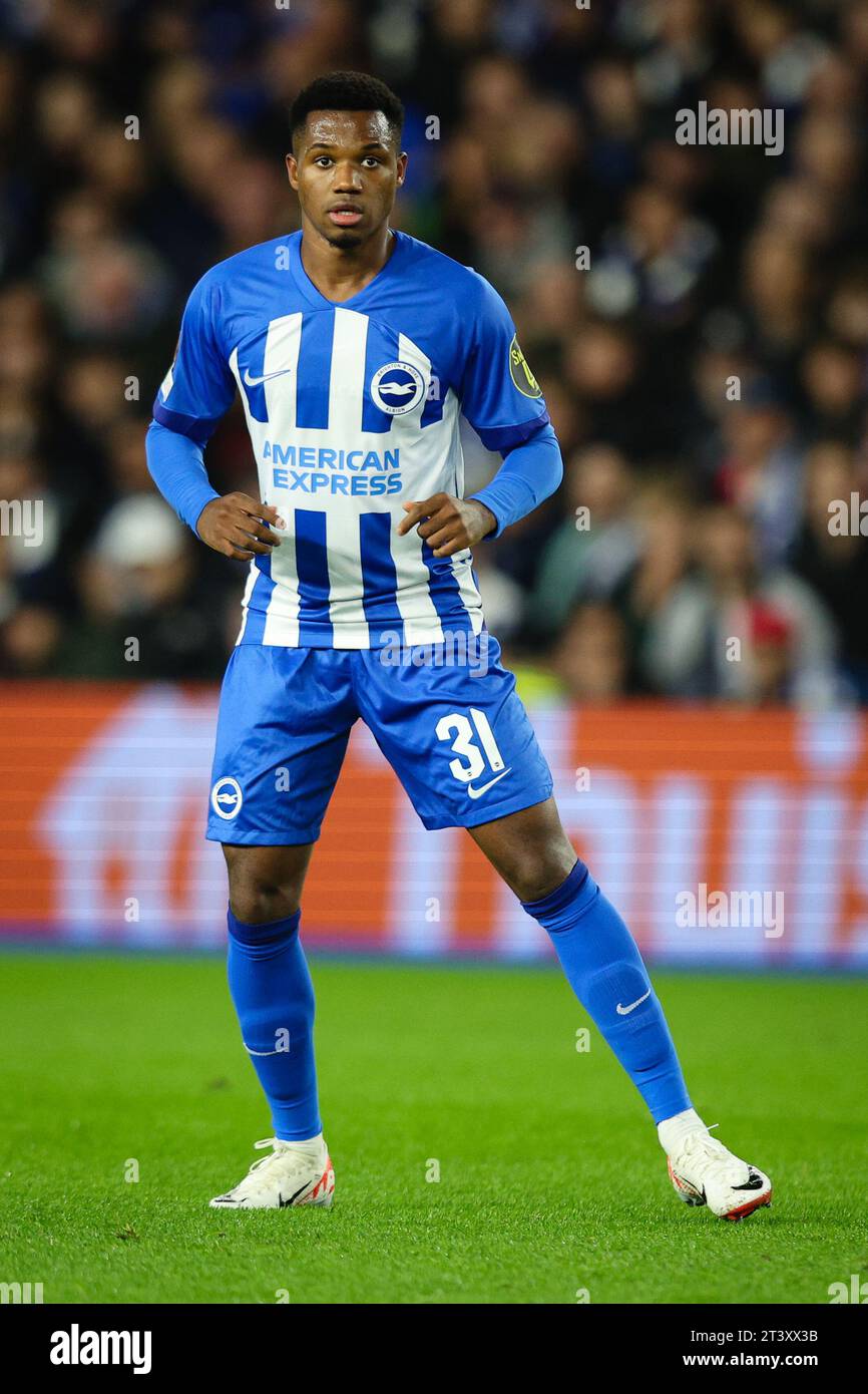 BRIGHTON, Großbritannien - 26. Oktober 2023: Ansu Fati von Brighton ...