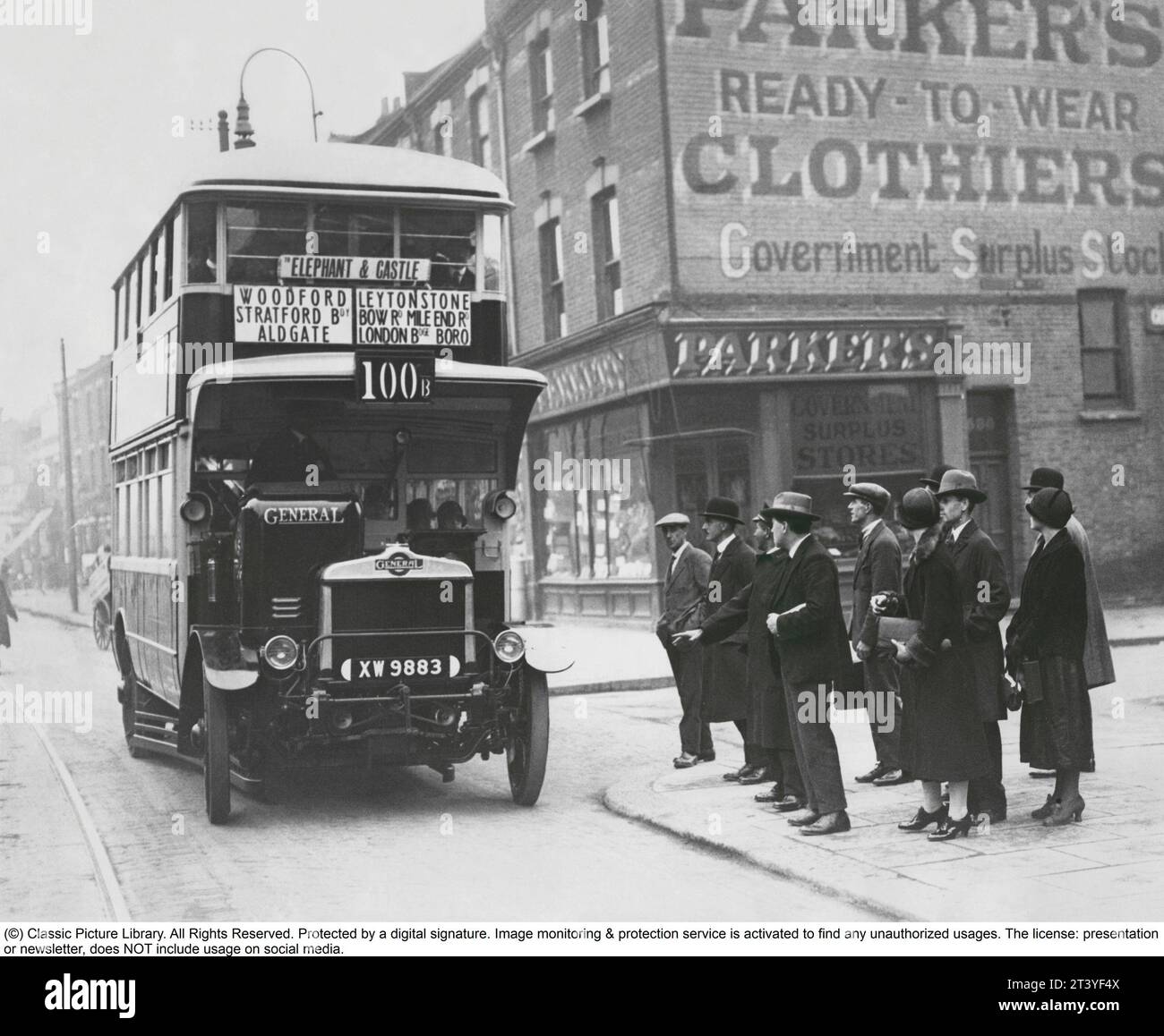 Meilenstein in der britischen Busgeschichte. Am 2. Oktober 1925 findet ...