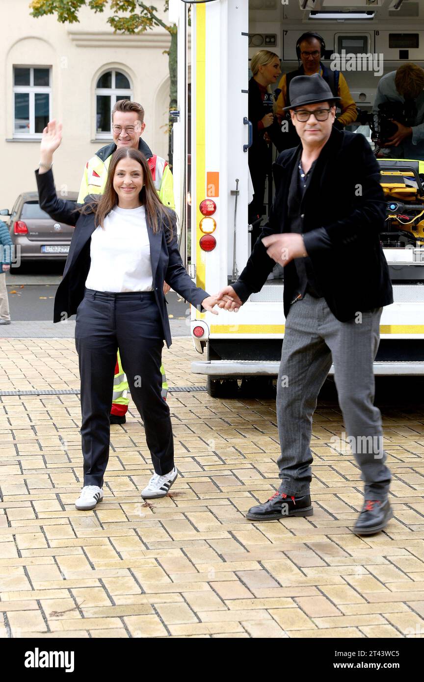 Arzu Bazman und Thomas Koch beim Fanfest 25 Jahre in aller Freundschaft in der Medienstadt ...