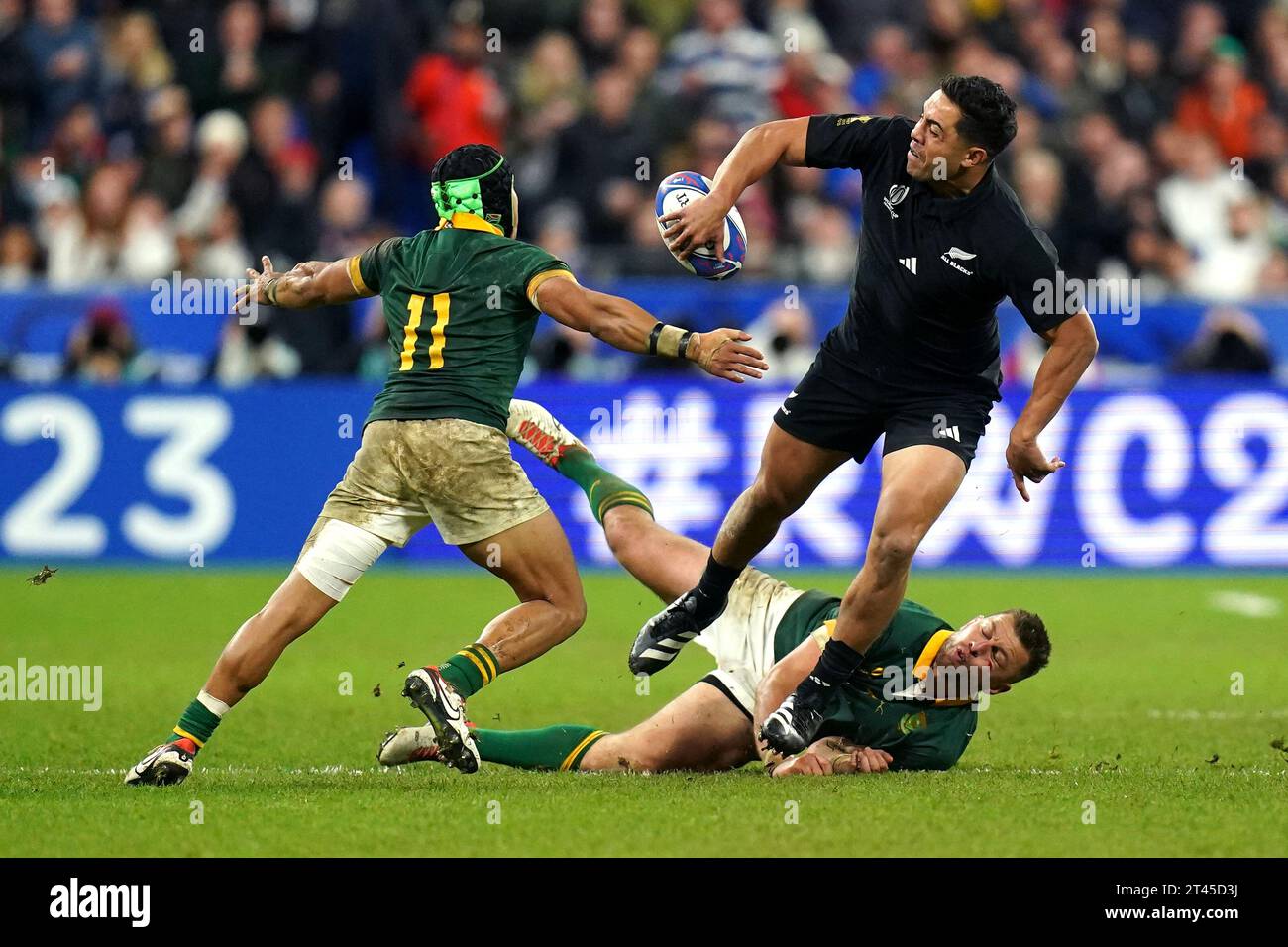 Der Neuseeländer Anton Lienert-Brown (rechts) wird beim Endspiel der ...