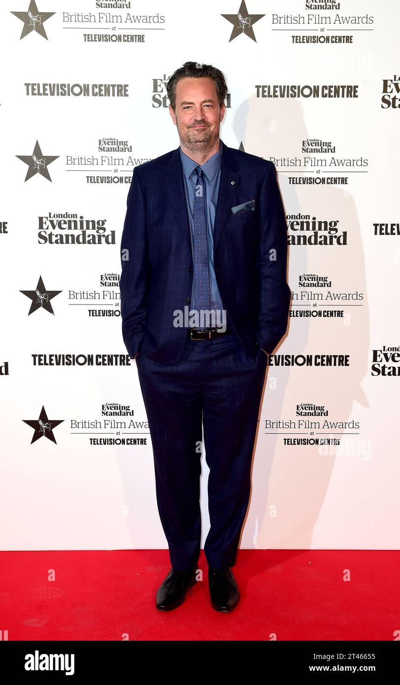 Dateifoto vom 02/16 von Matthew Perry bei den London Evening Standard ...