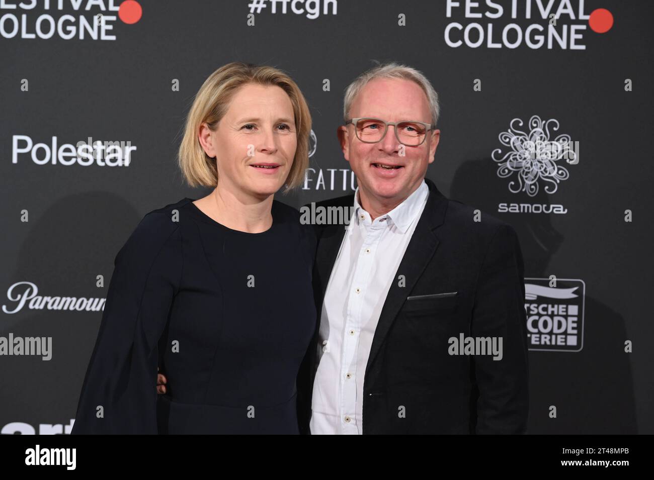 Moderatorin Susan Link und ihr Ehemann Wolfgang Link kommt zu der ...