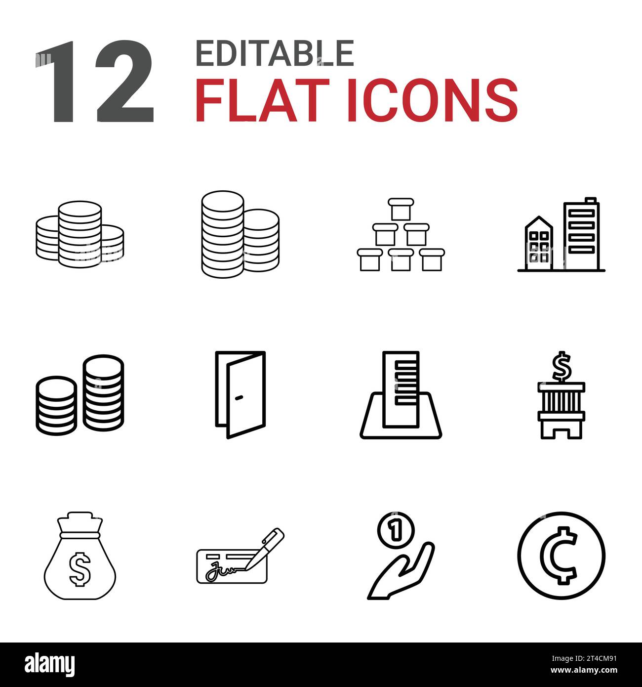 12 Banksymbole lizenzfreies Vektorbild Stock-Vektorgrafik - Alamy 12 Banksymbole lizenzfreies Vektorbild Stock-Vektorgrafik - Alamy