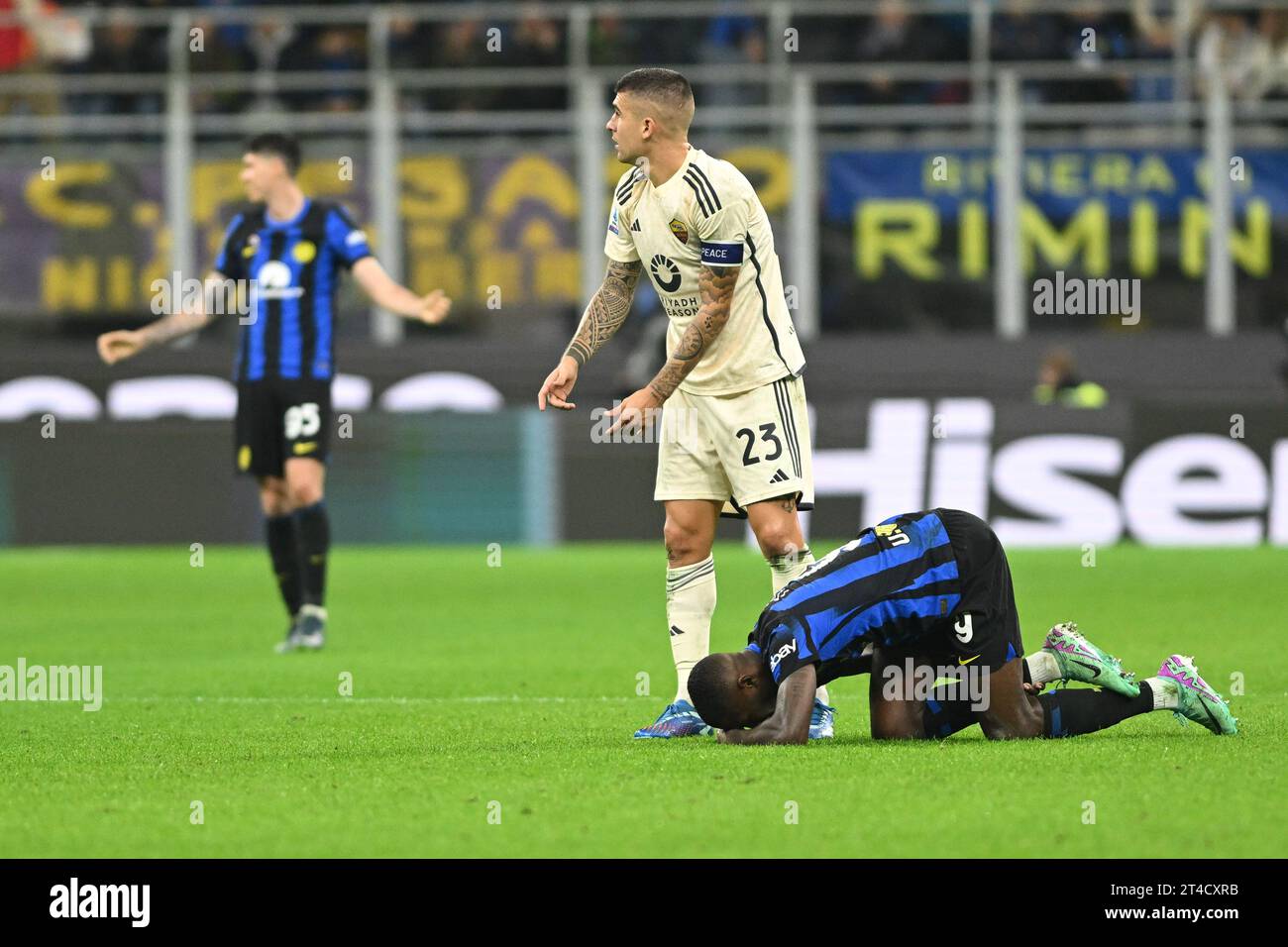 Mailand, Italien. Oktober 2023. Marcus Thuram vom FC Inter the Italian Serie A Fußballspiel ...