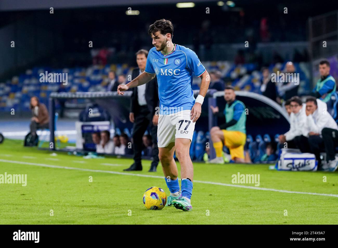 Khvicha Kvaratskhelia von SSC Neapel während des Serie A Tim Spiels ...