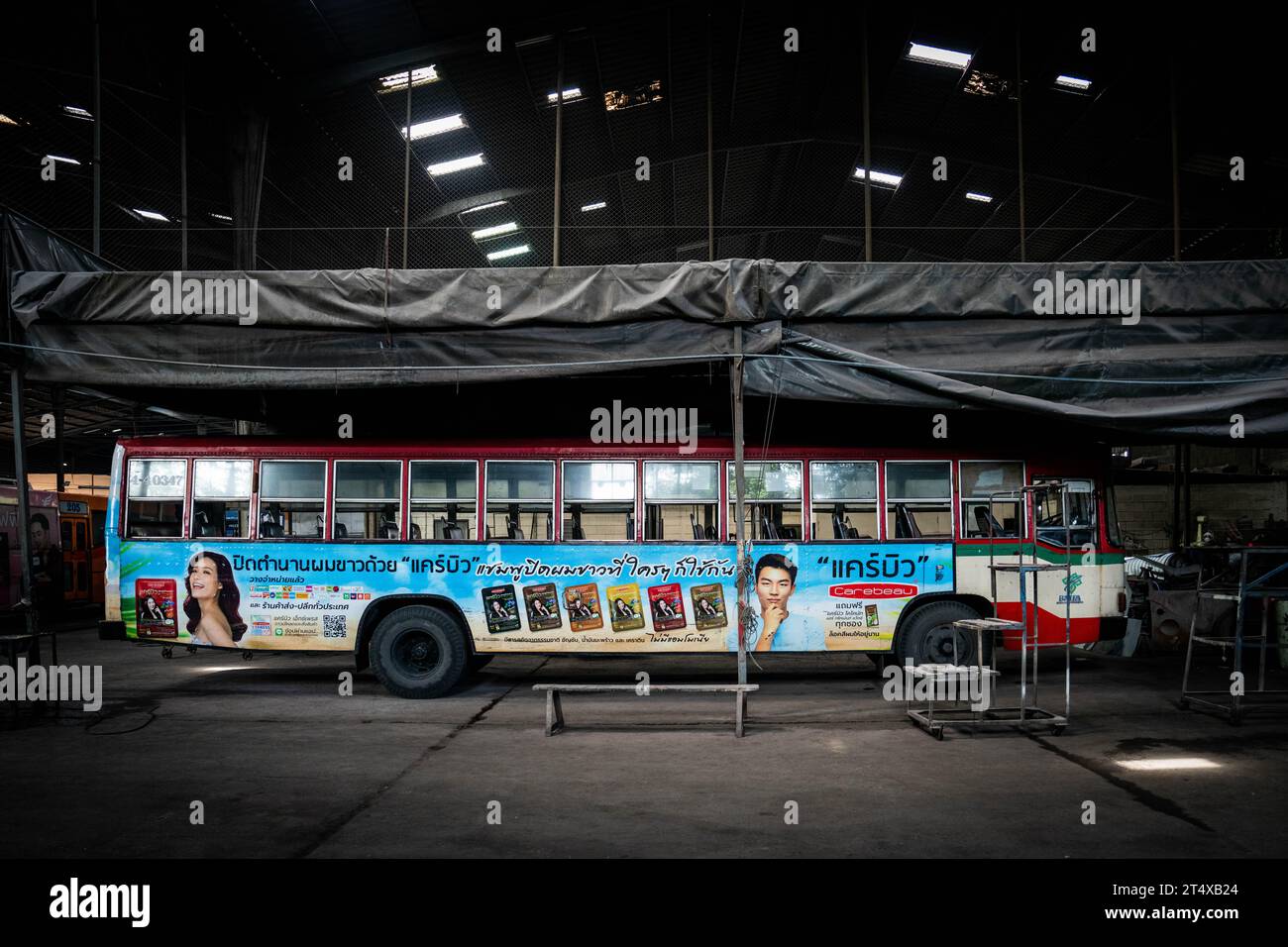 Thailand. November 2023. Ein BMTA-Bus (Bangkok Metropolitan ...