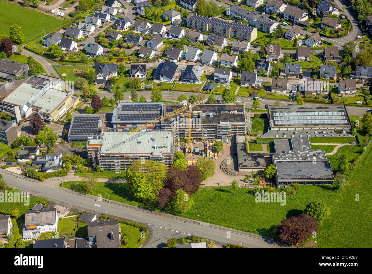 School building site -Fotos und -Bildmaterial in hoher Auflösung – Alamy