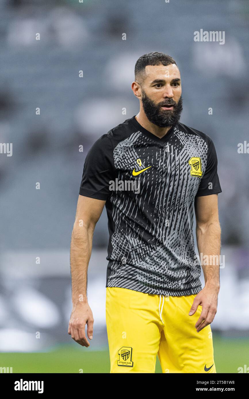 Karim Benzema von Al Ittihad FC während des 12. Spieltages der SAFF ...