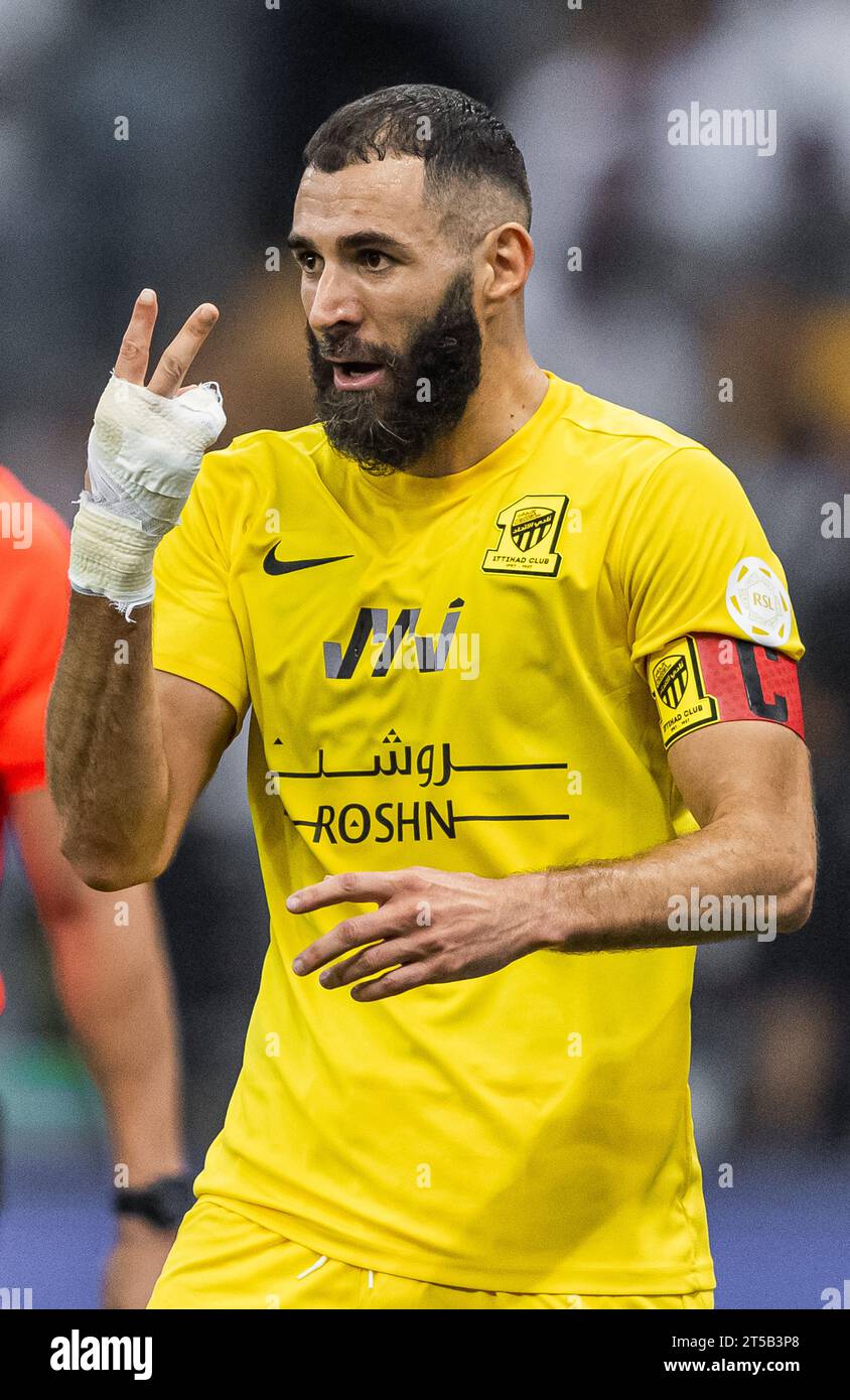 Karim Benzema von Al Ittihad FC während des 12. Spieltages der SAFF ...