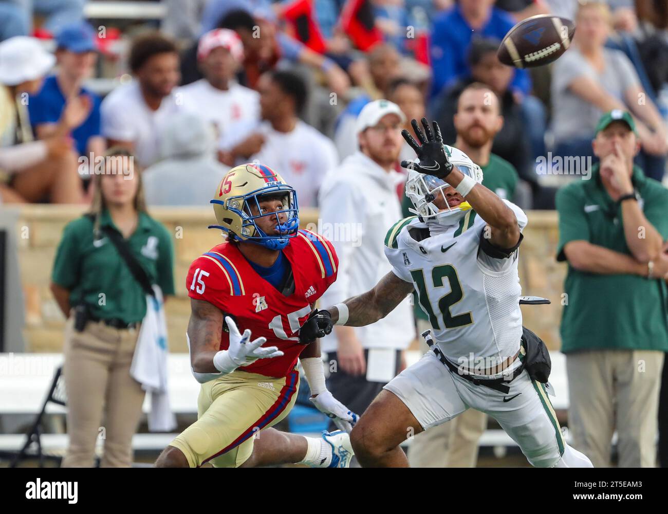 November 4, 2023:.Tulsa Golden Hurricane Wide Receiver Carl Chester (15 ...