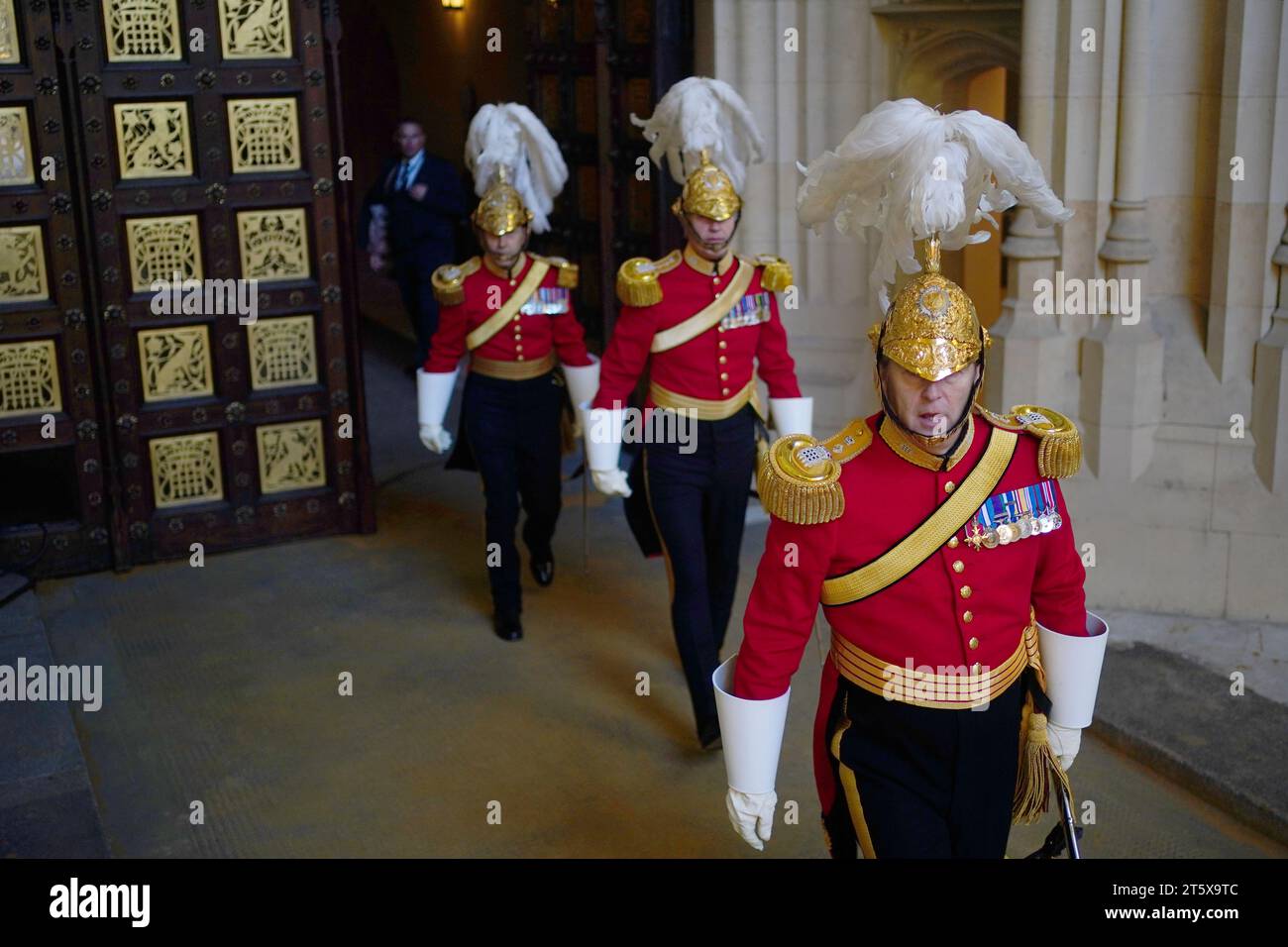 Mitglieder der King's Body Guards des Honourable Corps of Gentlemen at ...