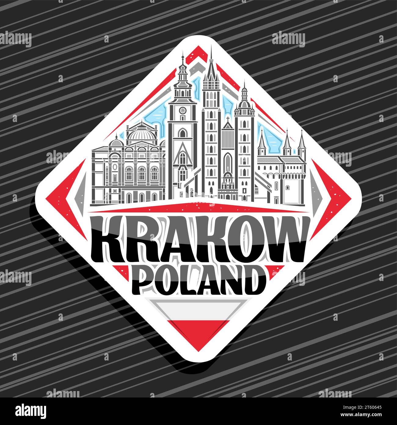 Main market square krakau Stock-Vektorgrafiken kaufen - Alamy