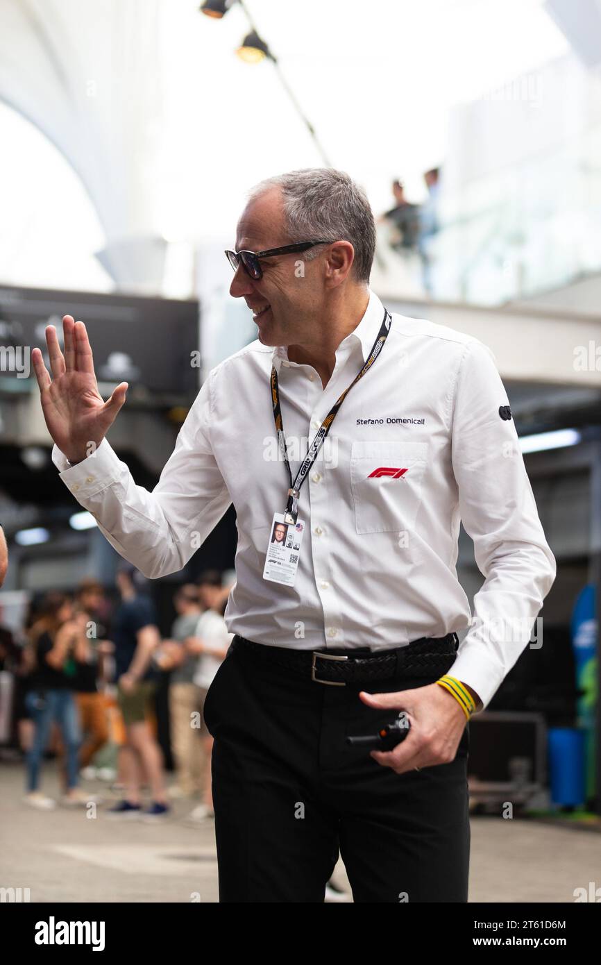 STEFANO DOMENICALI, CEO der Formula One Group, kommt im Rahmen des ...