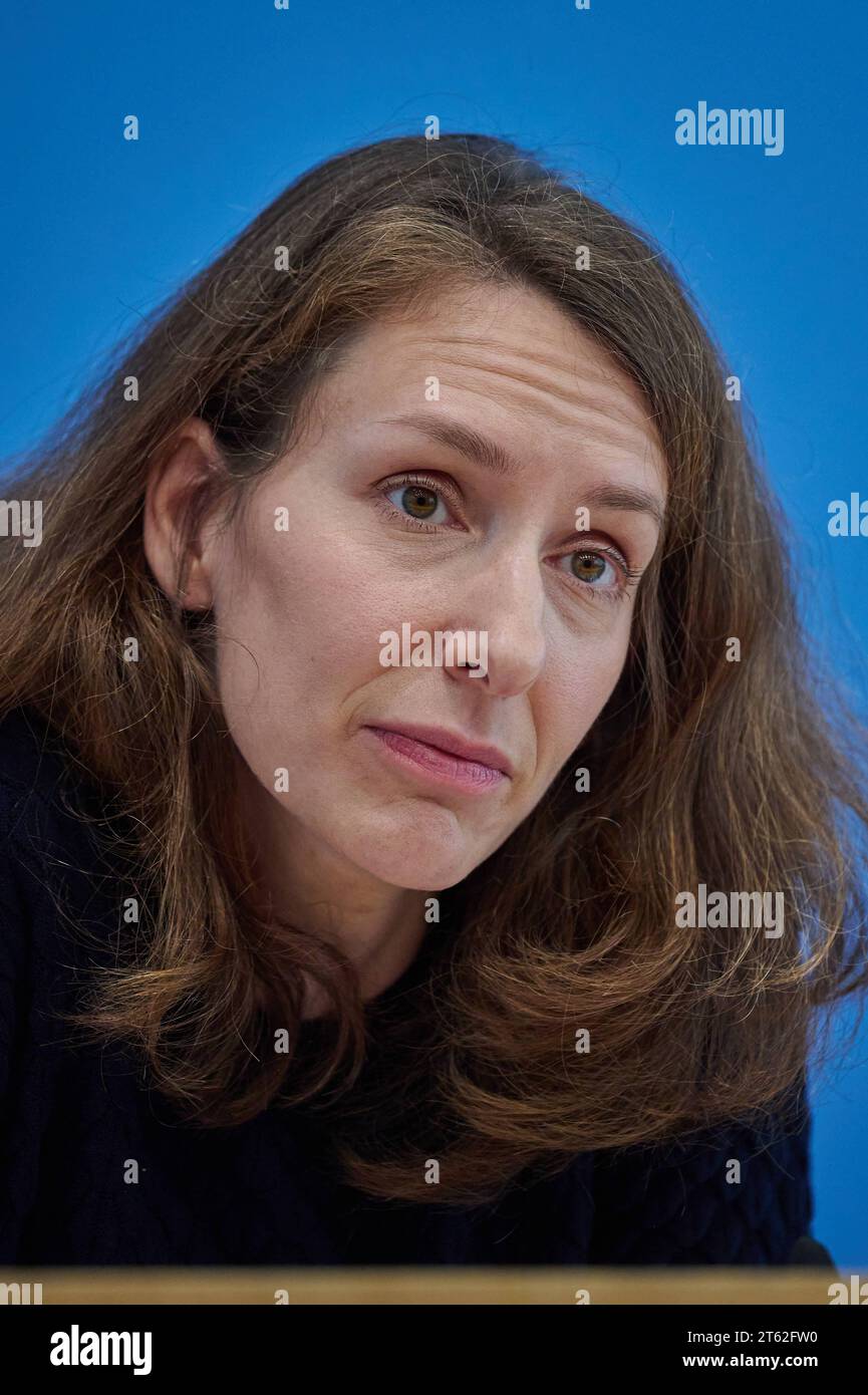 Bundespressekonferenz zum Lagebild Antisemitismus am 07.11.2023 in ...