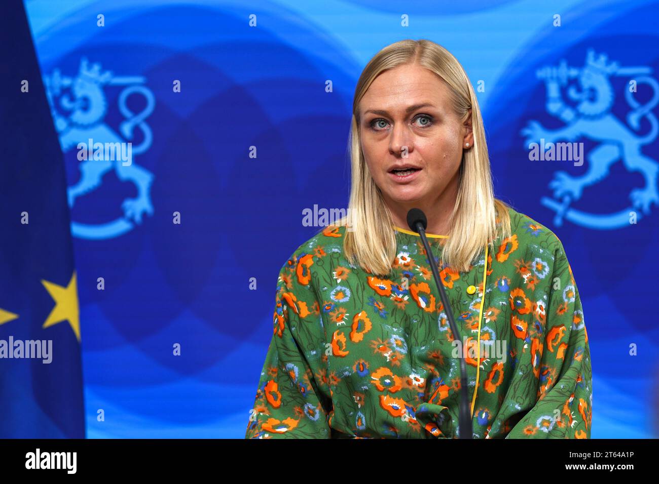 Helsinki, Uusimaa, Finnland. November 2023. Am 8. November 2023 ...
