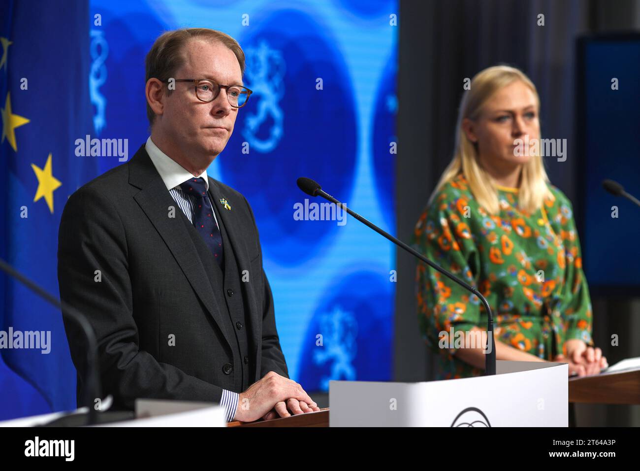 Helsinki, Uusimaa, Finnland. November 2023. Am 8. November 2023 ...