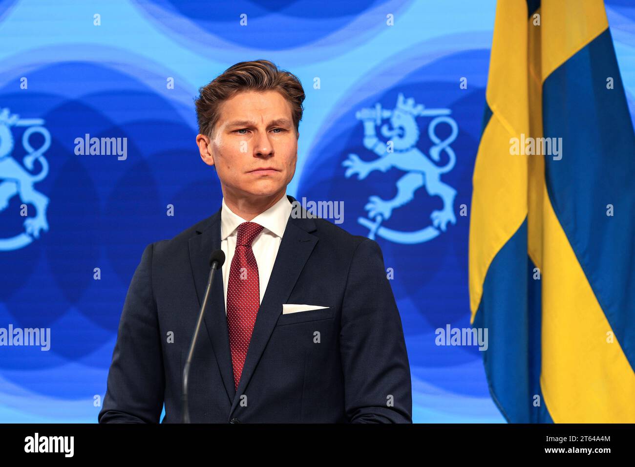 Helsinki, Uusimaa, Finnland. November 2023. Am 8. November 2023 ...