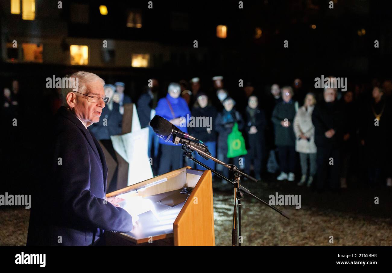 08. November 2023, Bayern, Würzburg: Josef Schuster, Präsident des ...