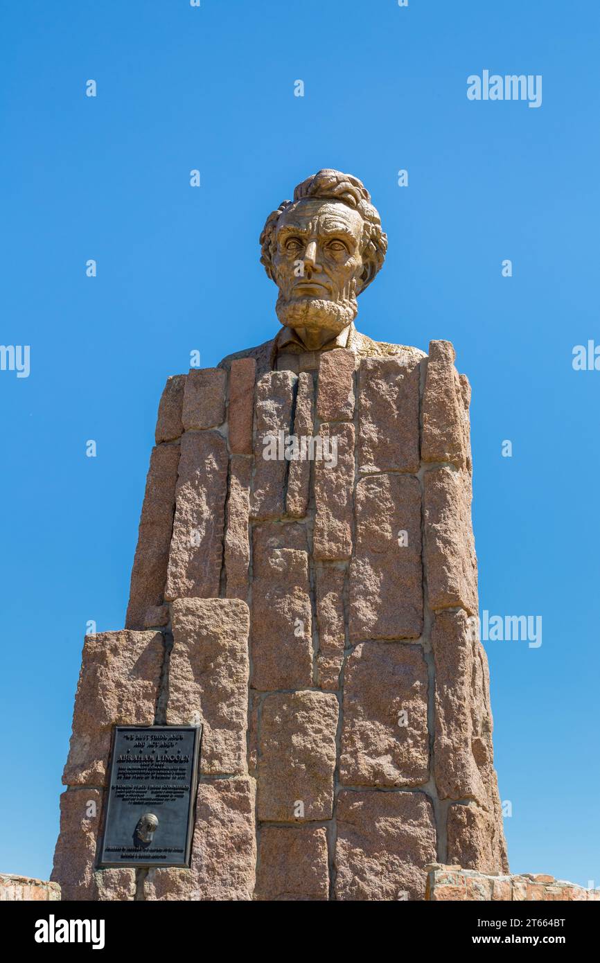 Das Abraham Lincoln Memorial Monument wurde von Robert Russin im Summit ...