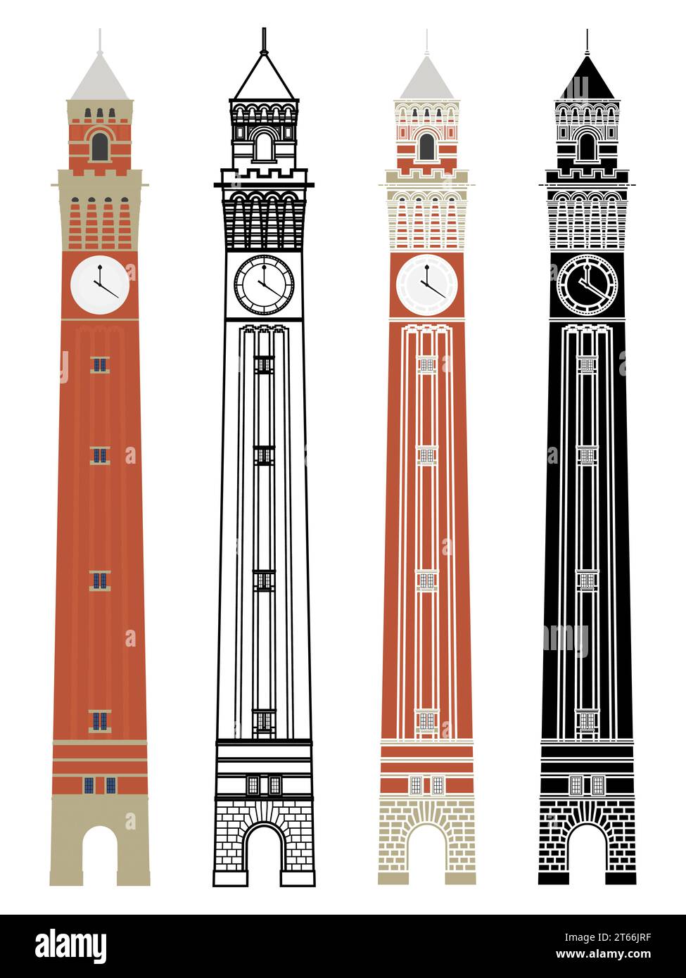 Birmingham gothic architektur Stock-Vektorgrafiken kaufen - Alamy