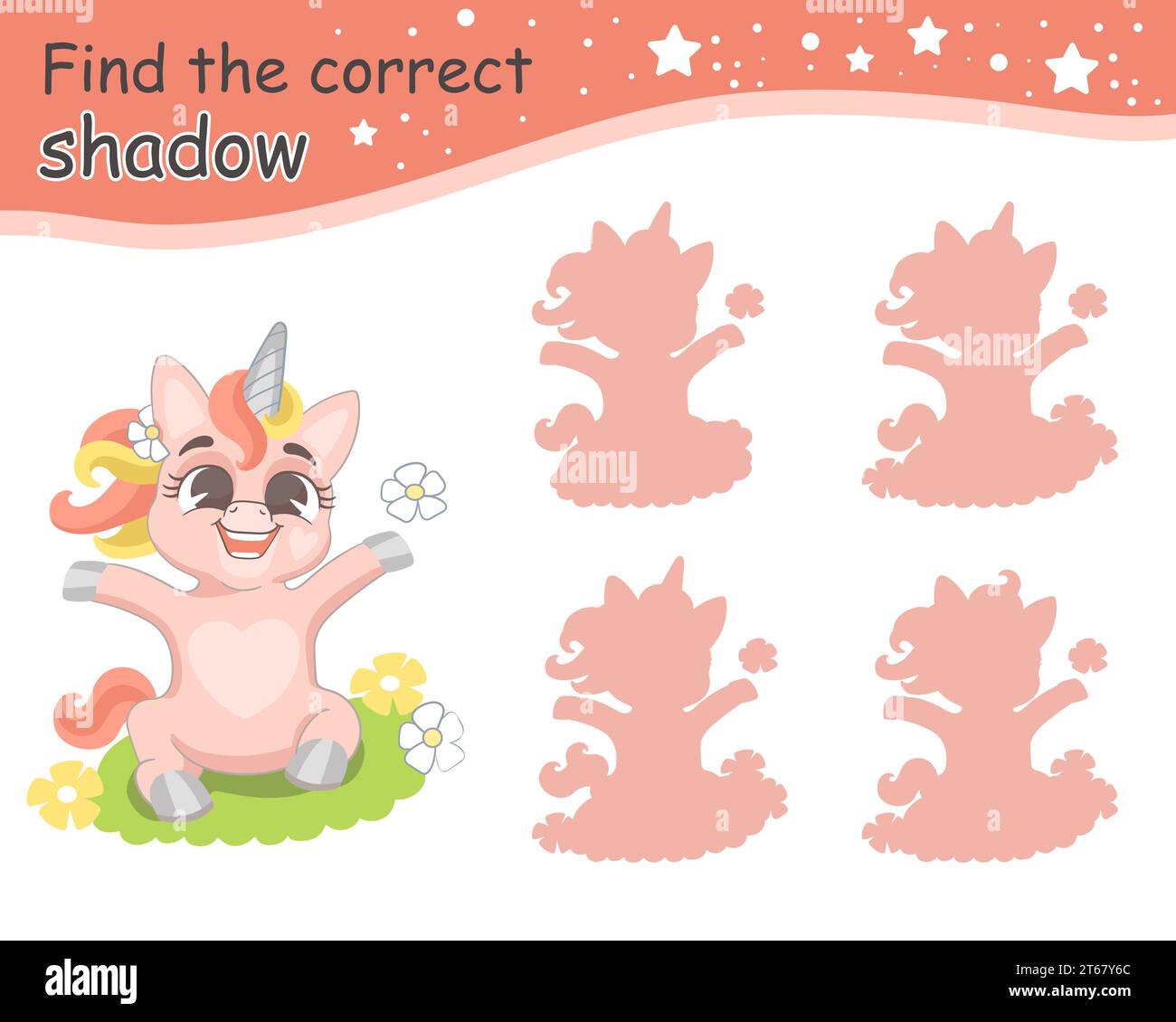 Unterschiede finden einhorn Stock-Vektorgrafiken kaufen - Alamy