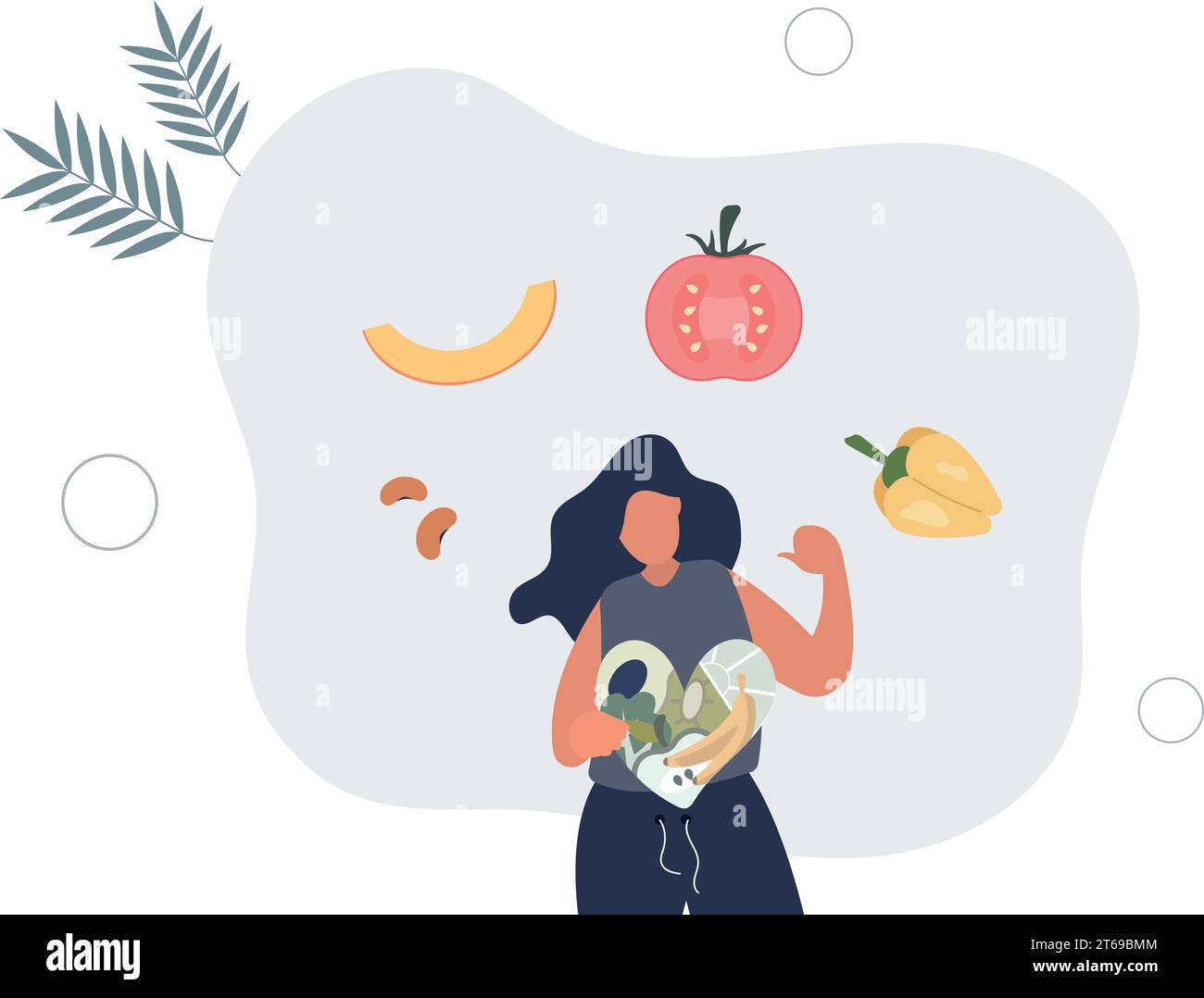 Darmgesundheit Bedeutung für Magenflora und Verdauung.Mikroorganismus ...