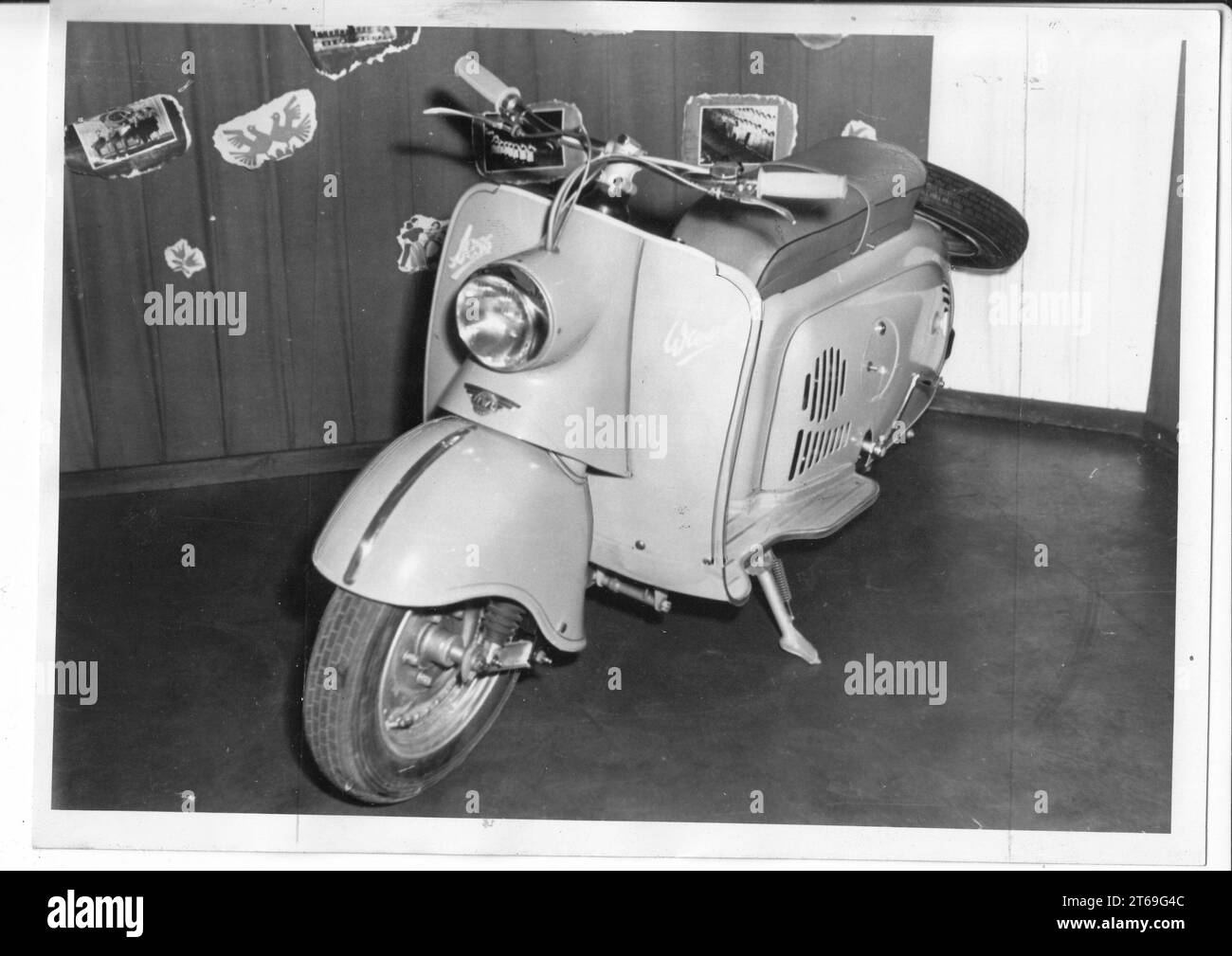 Der Modellroller Wiesel wurde ab 1956 in Ludwigsfelde gefertigt ...