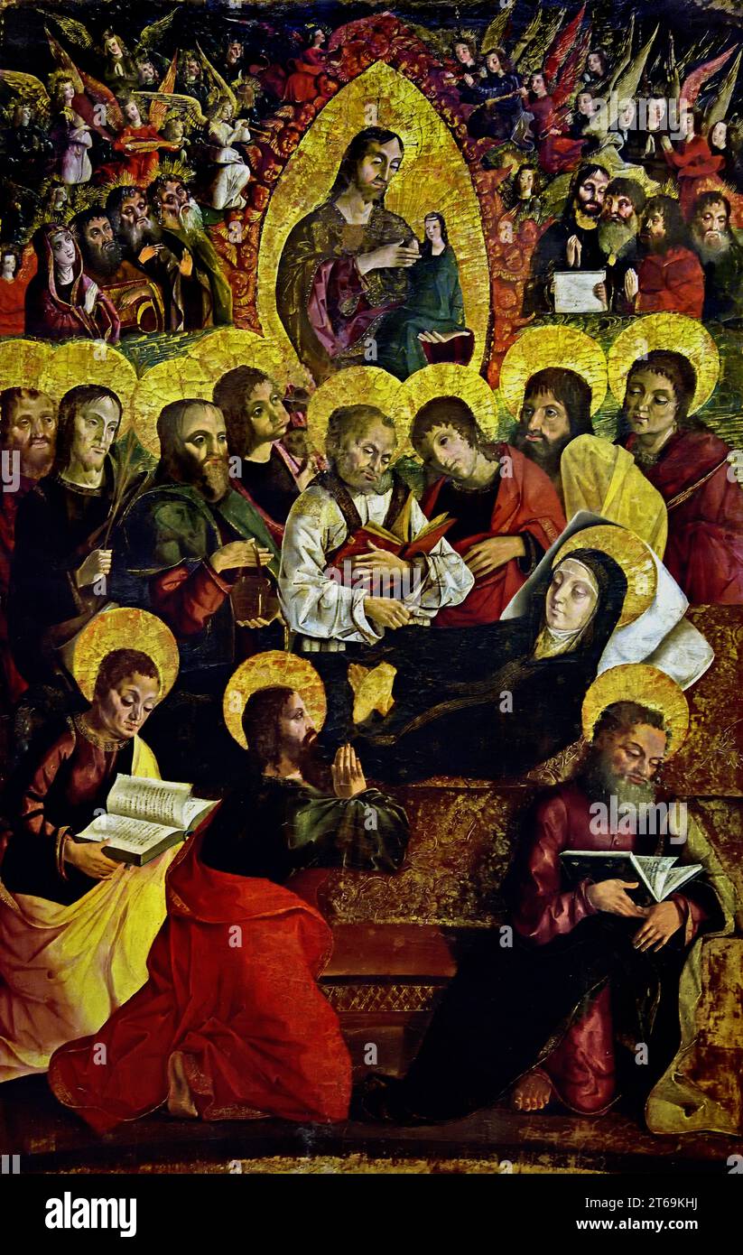 Dormitio Virginis - Dormition of the Virgin 1492-94 von Riccardo ...