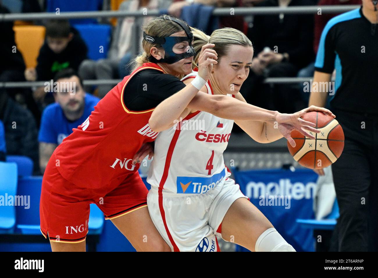Prag, Tschechische Republik. November 2023. Frauen-Basketball ...