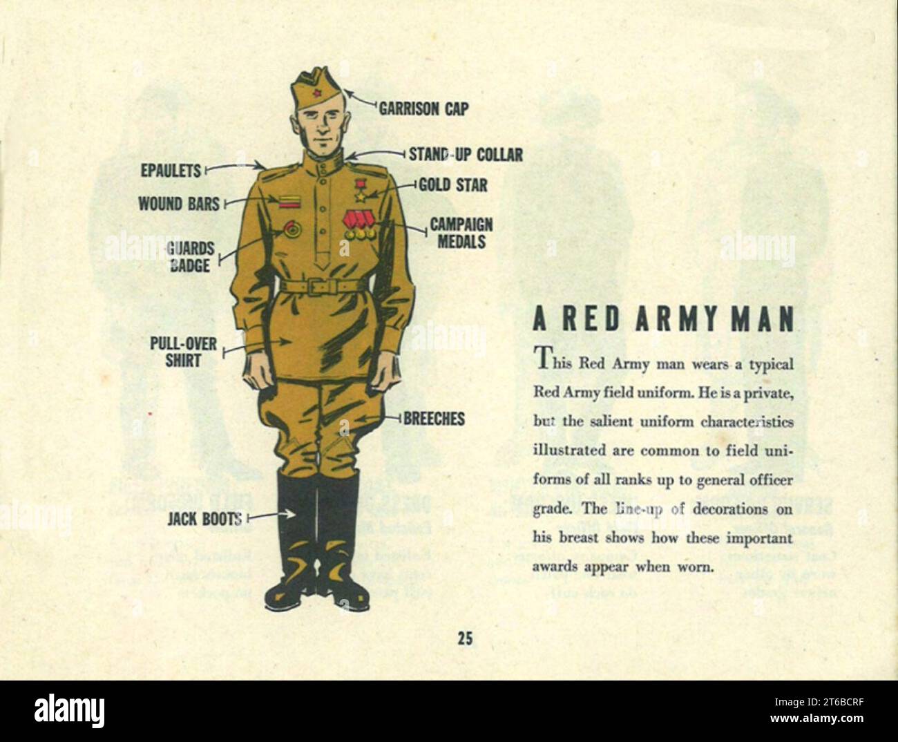 US war Dep Flugblatt Nr. 21-30 UNSER ROTER ARMEE VERBÜNDETER April 1945 ...
