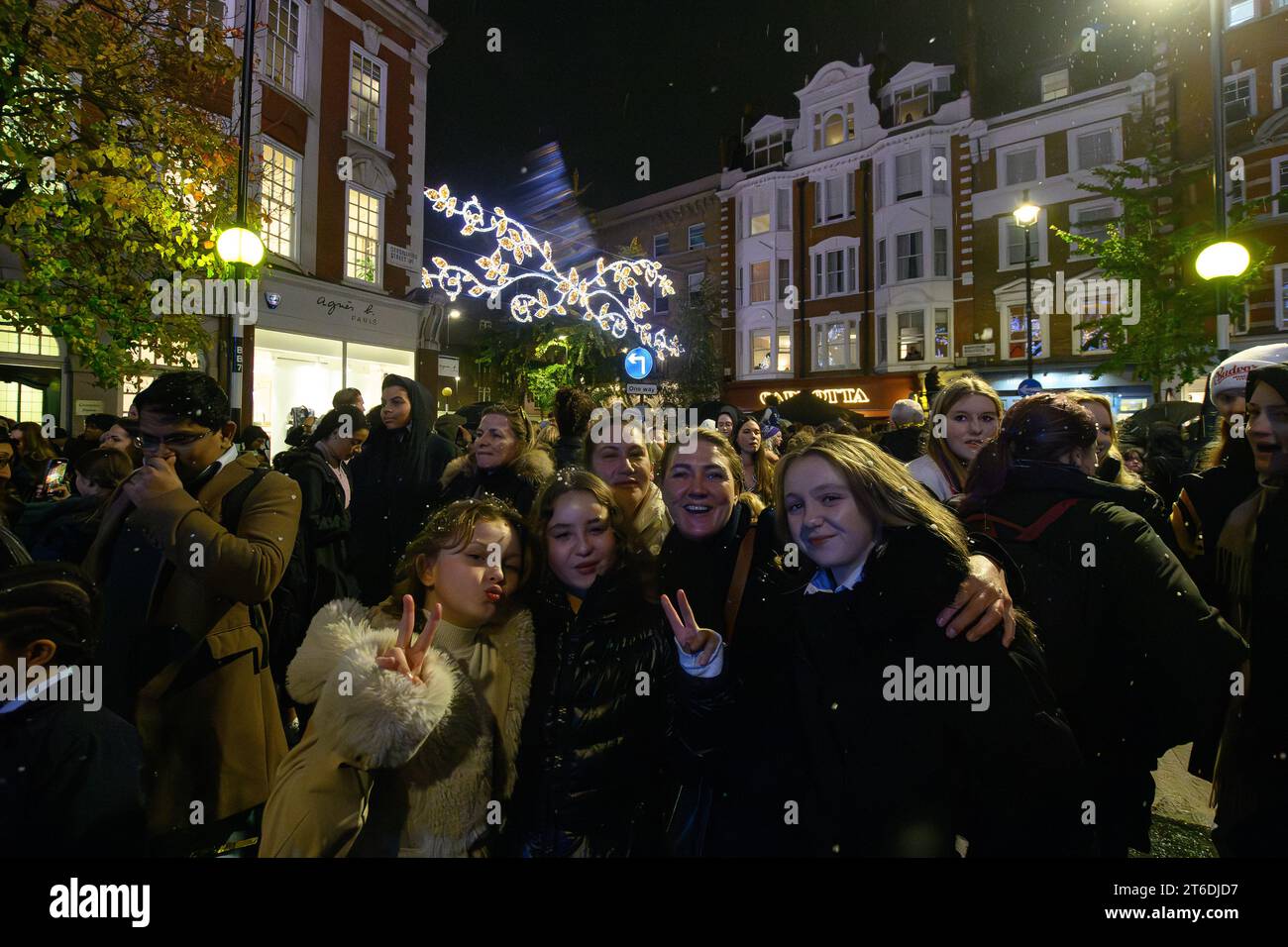 London, Großbritannien, 9. November 2023, Marylebone Village Christmas ...