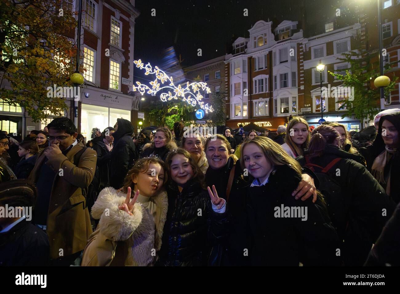 London, Großbritannien, 9. November 2023, Marylebone Village Christmas ...