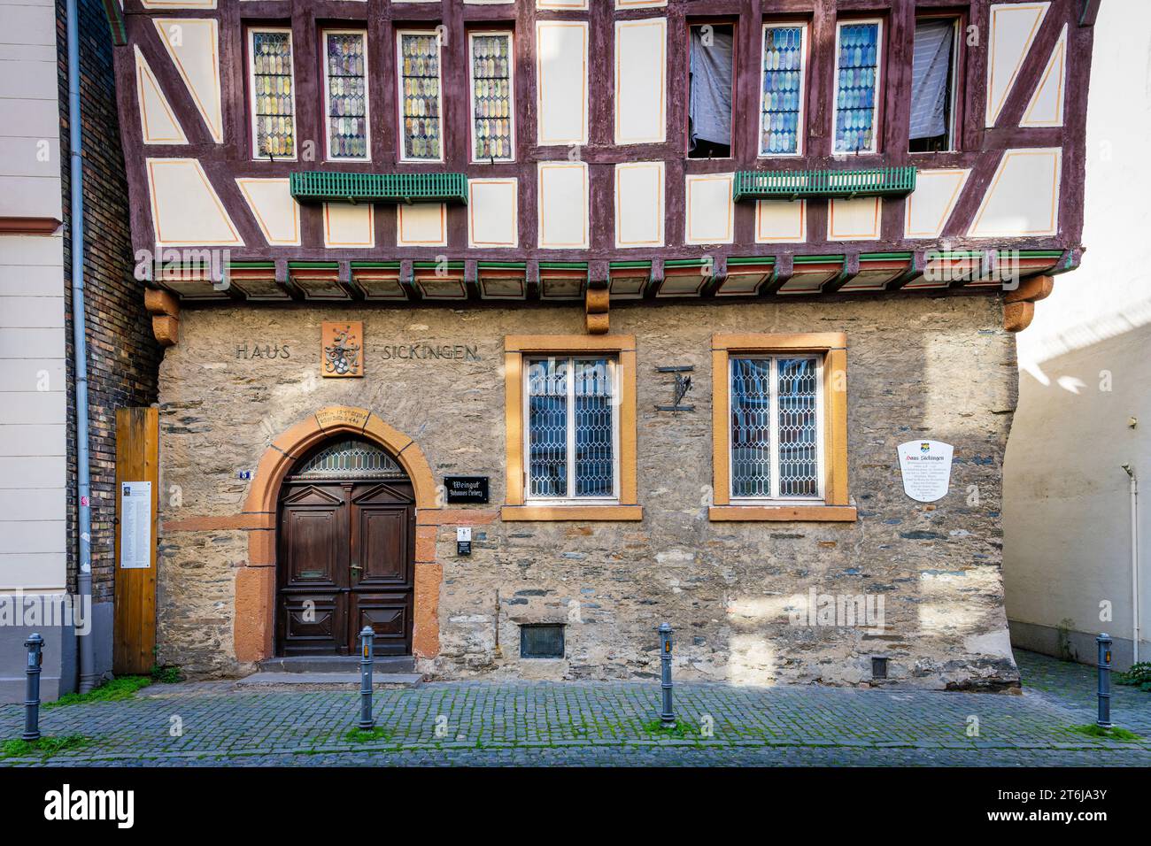 Haus Sickingen in der Oberstraße in Bacharach am Mittelrhein ... Haus Sickingen in der Oberstraße in Bacharach am Mittelrhein ...