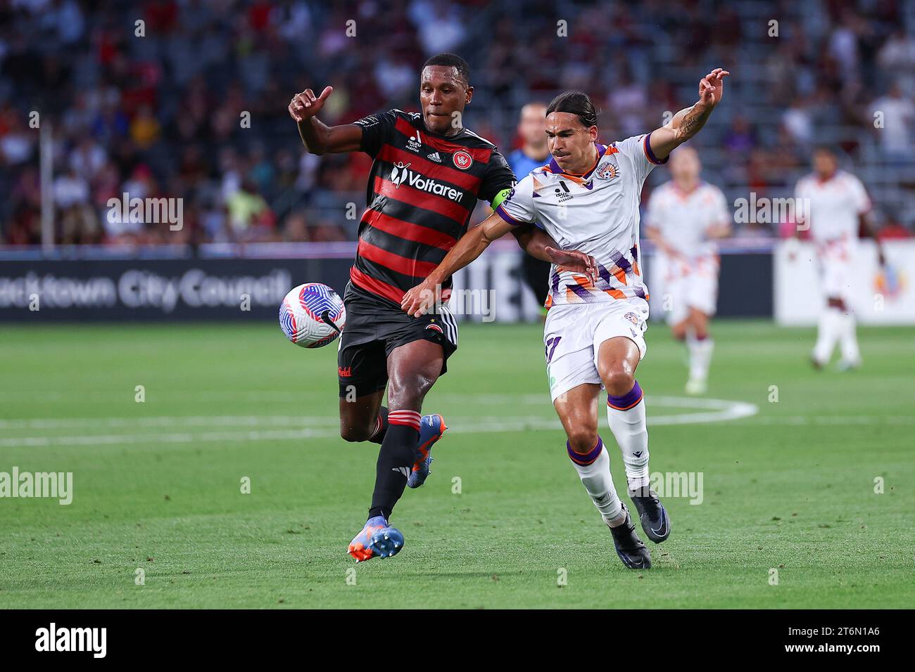 November 2023; CommBank Stadium, Sydney, NSW, Australien; A-League Football, Western Sydney ...