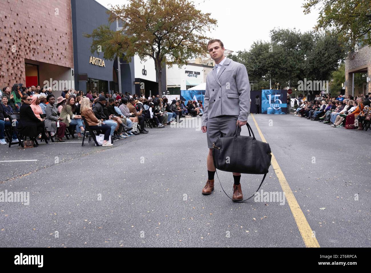 11. November 2023: Die Models der Austin Fashion Week sind am Samstag ...