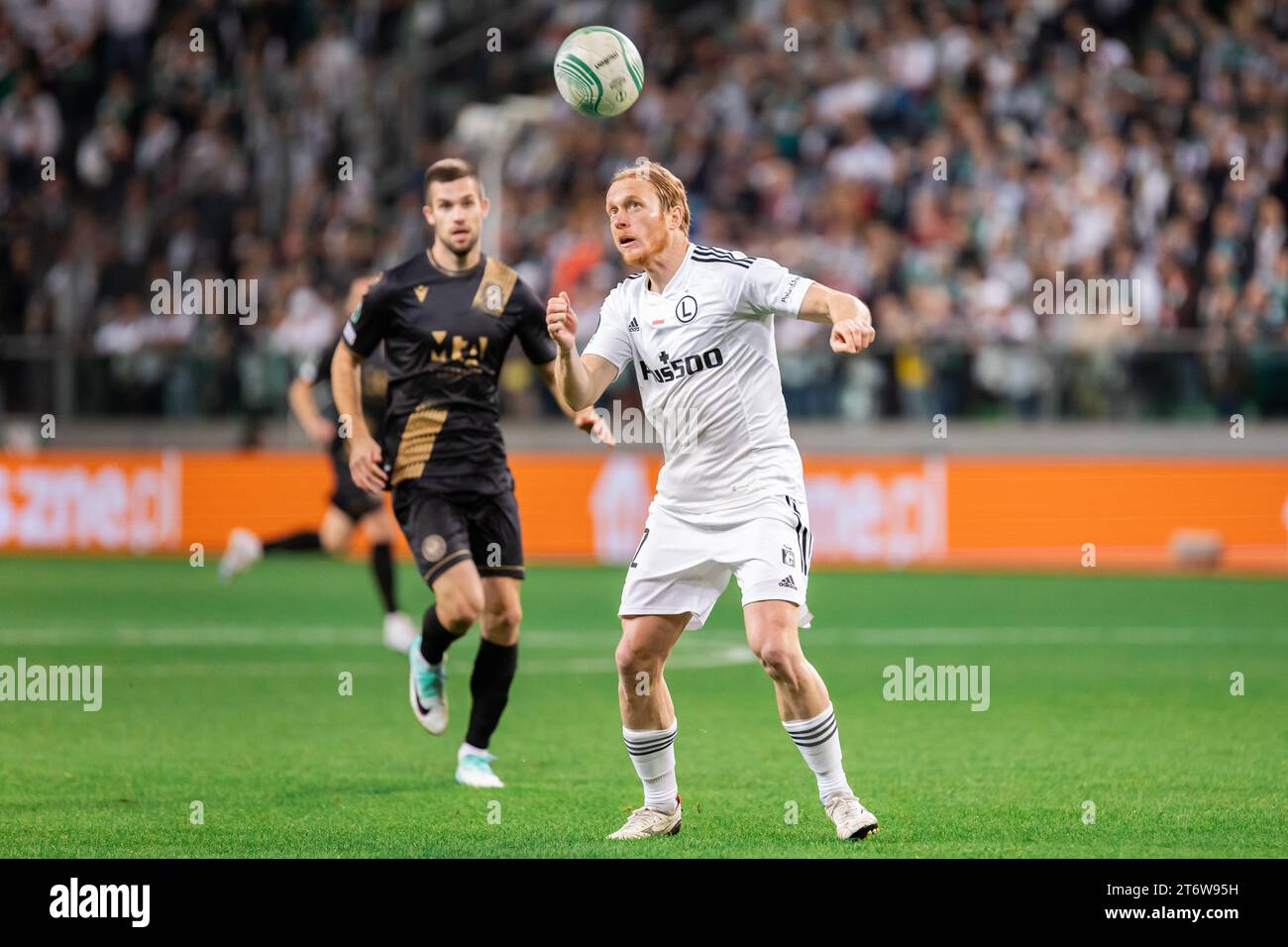 Radovan Pankov aus Legia im Gruppenspiel der UEFA Europa Conference ... Radovan Pankov aus Legia im Gruppenspiel der UEFA Europa Conference ...