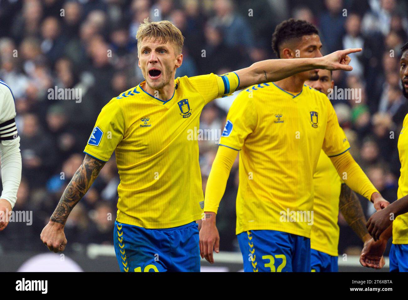 Kopenhagen, Dänemark. November 2023. Daniel Wass (10) von Broendby IF ...