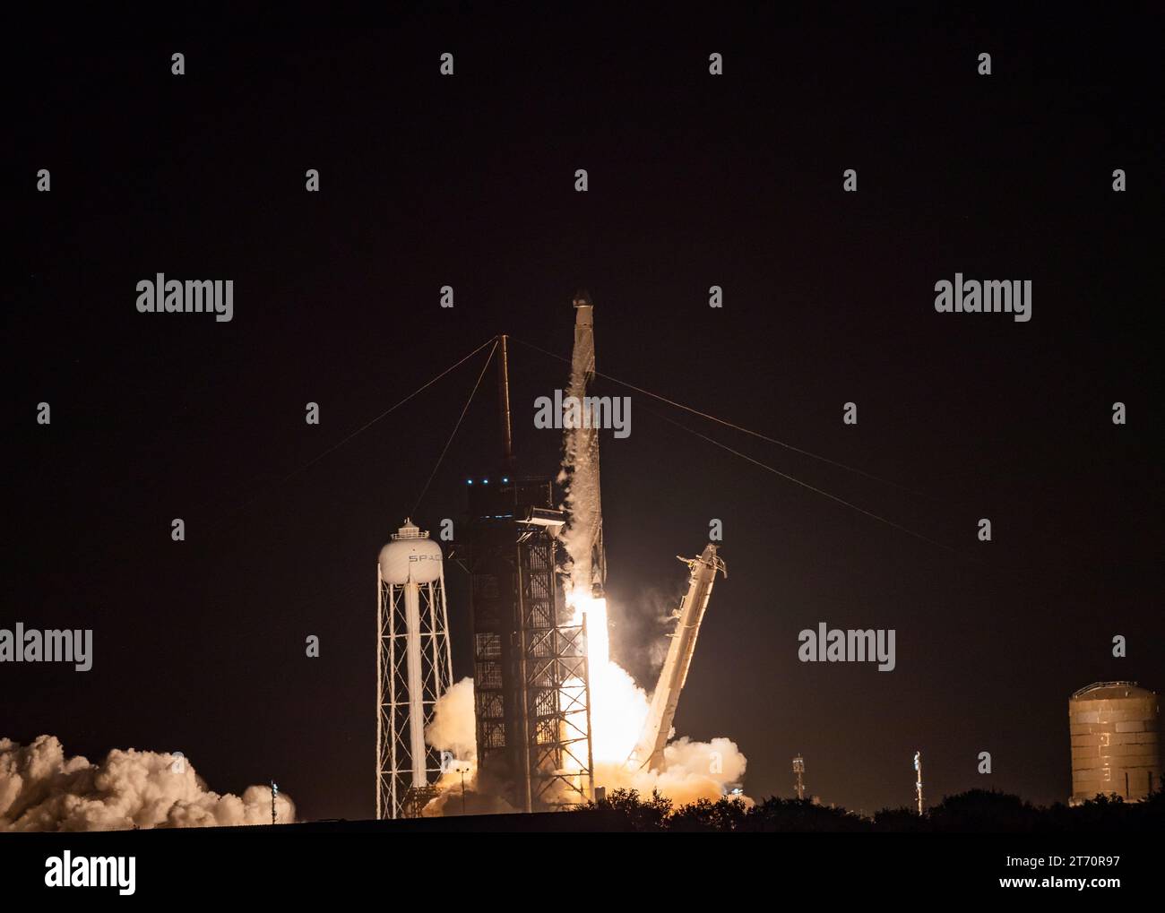 Lift Downrange Langzeitbelichtung Streak Shots Der Nasa Spacex Crs 29