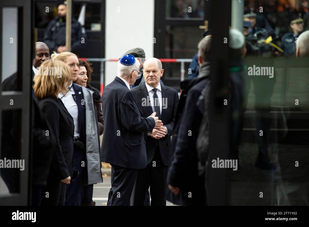 Der Präsident des Zentralrats der Juden in Deutschland Joseph Schuster ...