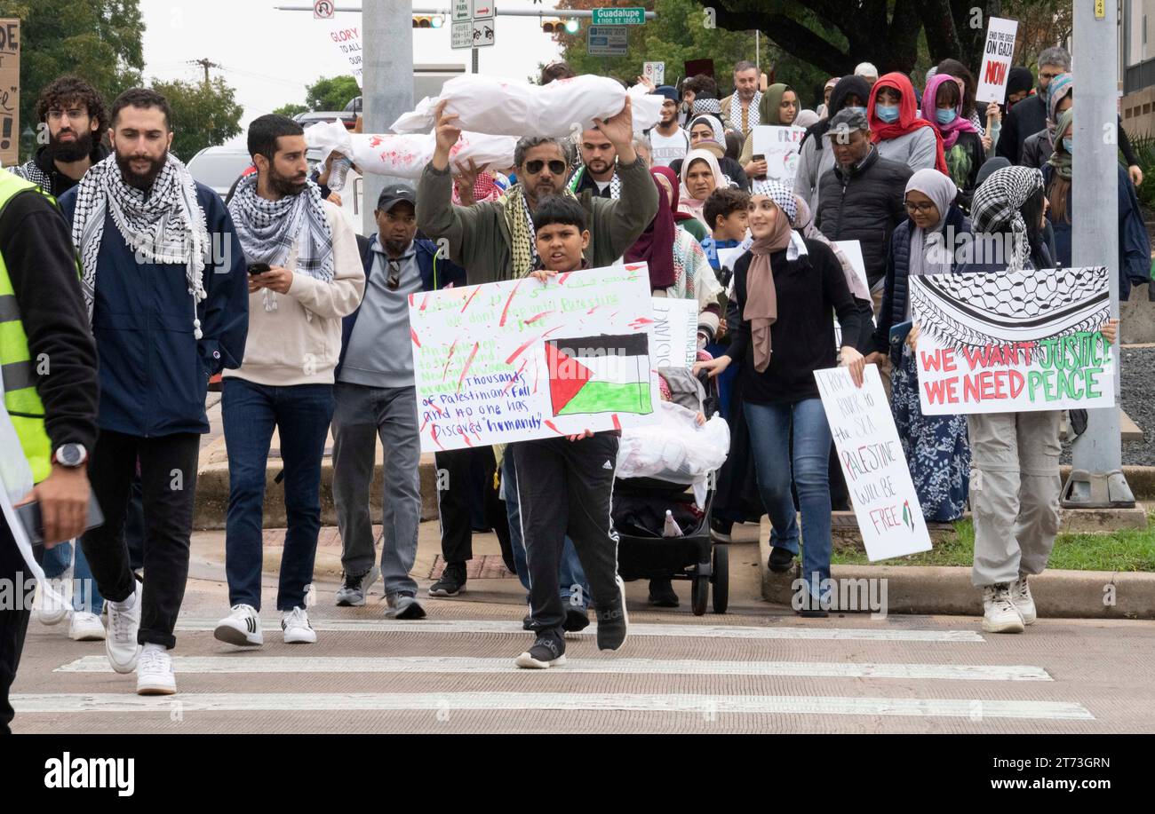 Austin, Texas, USA, 12. November 2023: Schätzungsweise 7.000 ...