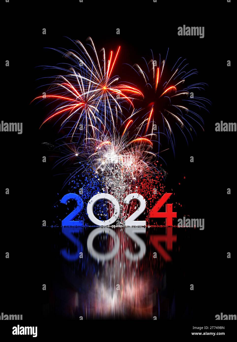 Felice anno nuovo 2024 carte -Fotos und -Bildmaterial in hoher Auflösung – Alamy