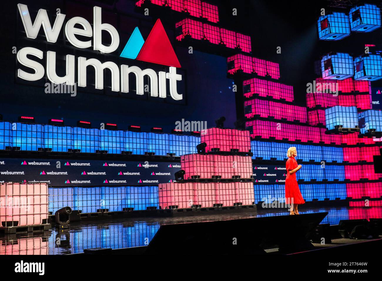 Lissabon, Portugal. November 2023. Katherine Maher - CEO, Web Summit ...