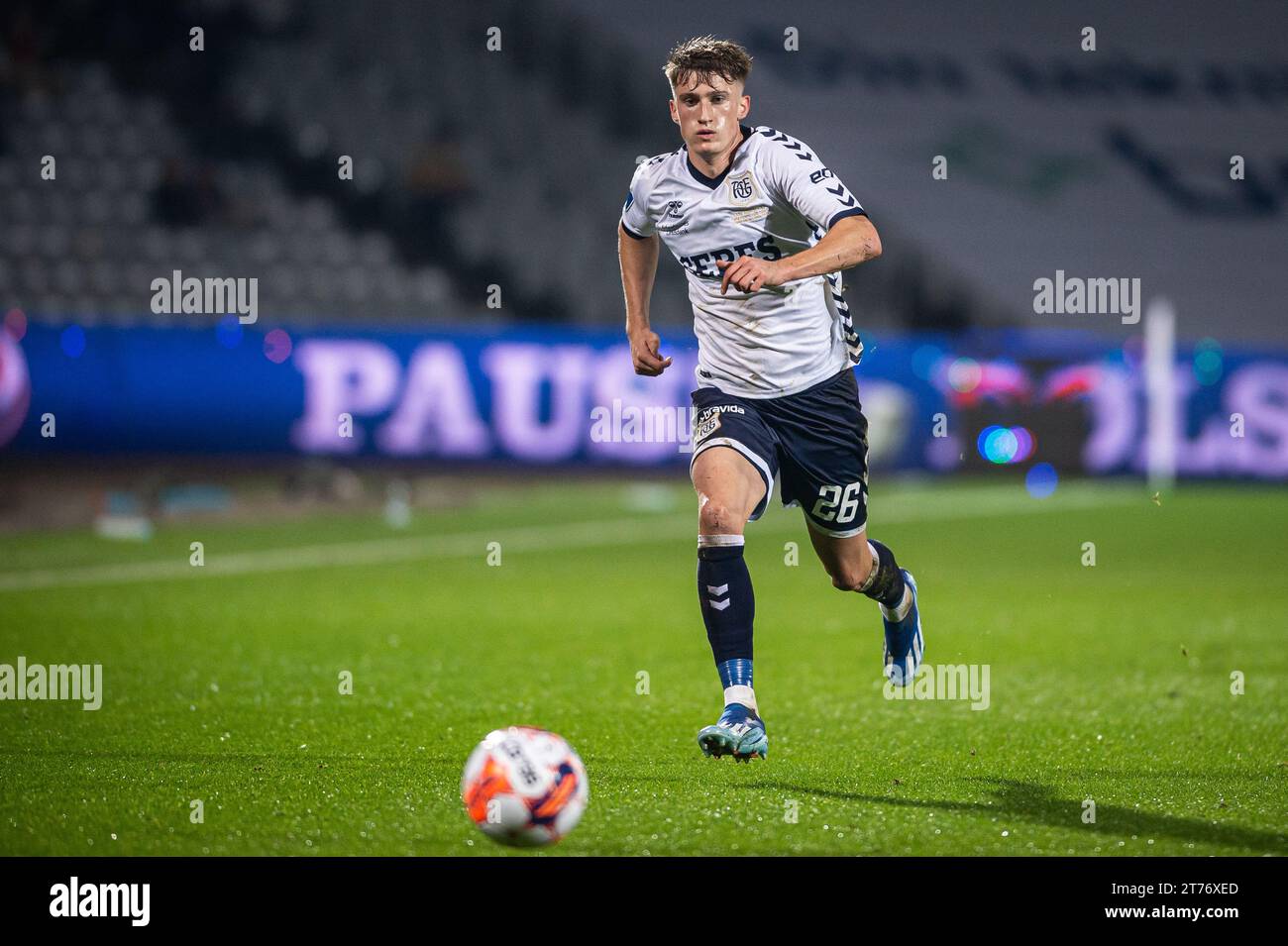 Aarhus, Dänemark. November 2023. Jacob Andersen (26) von AGF, der ...