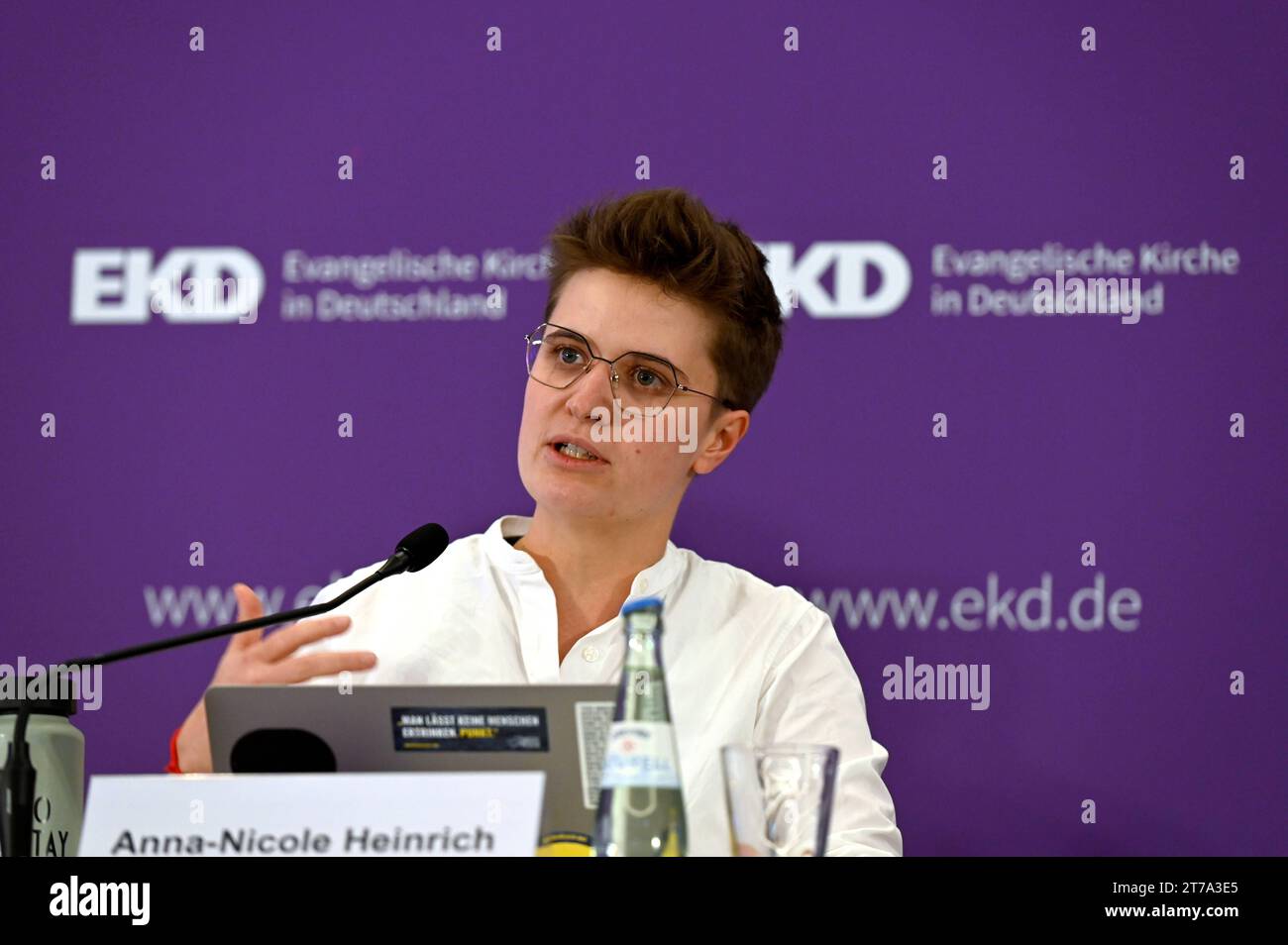 Pressekonferenz zur Kirchenmitgliedschaftsbefragung der EKD, die am 14. ...