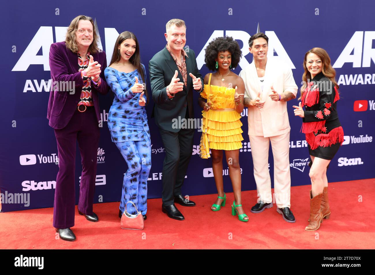 Sydney, Australien. November 2023. Mitglieder der Wiggles, L-R: L-R ...