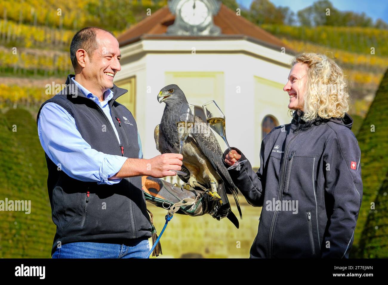 09.11.2023. Jürgen Aumüller önologischer Leiter und Christiane Spieler Kellermeisterin ...