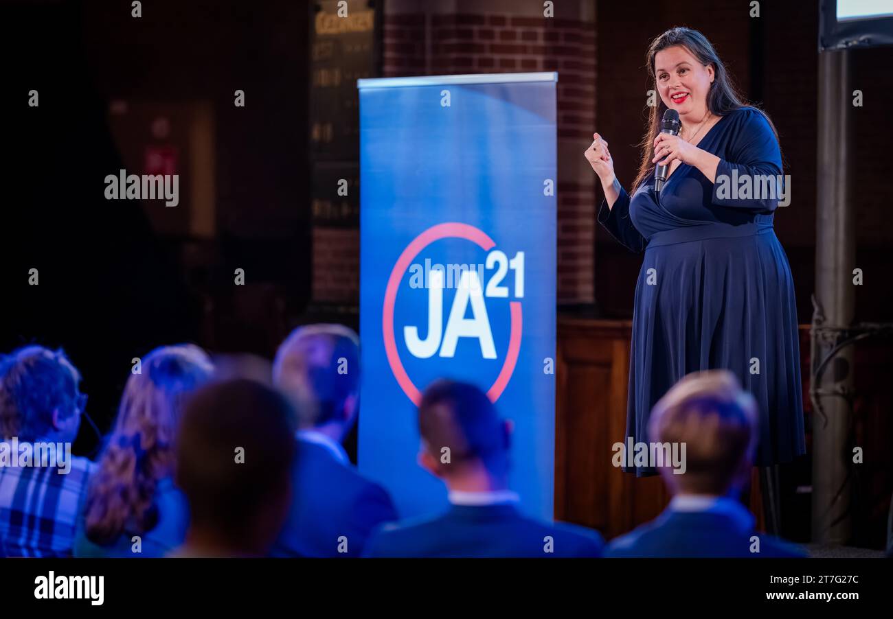 ROTTERDAM - Mitbegründerin Annabel Nanninga während eines JA21 ...