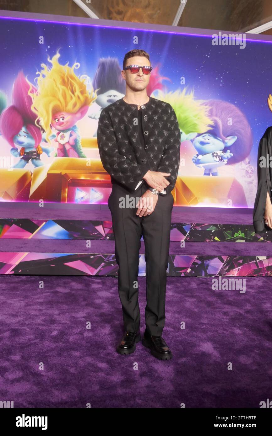 Am 15. November 2023 besuchte der Sänger Justin Timberlake die ...