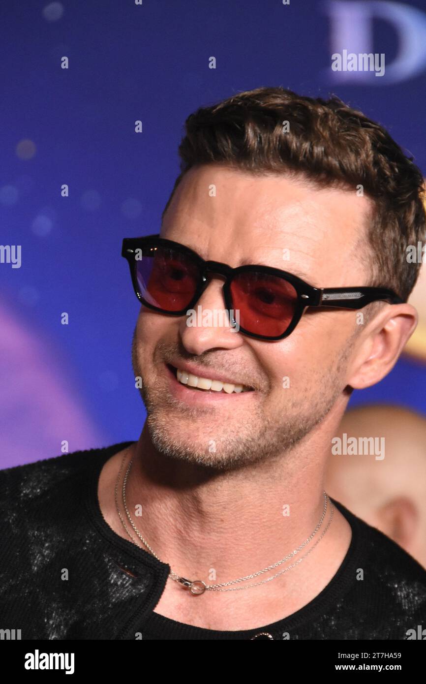 Am 15. November 2023 besuchte der Sänger Justin Timberlake die ...